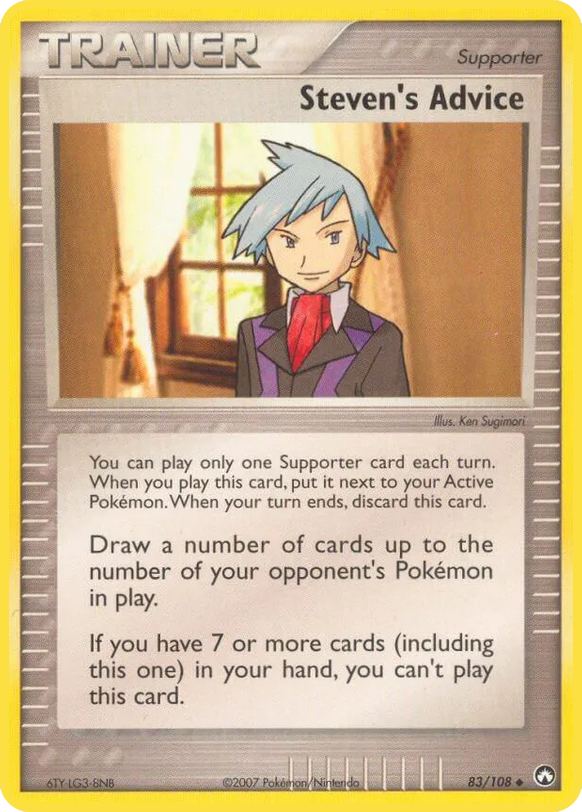 Steven's Advice (TCG) - WikiDex, la enciclopedia Pokémon