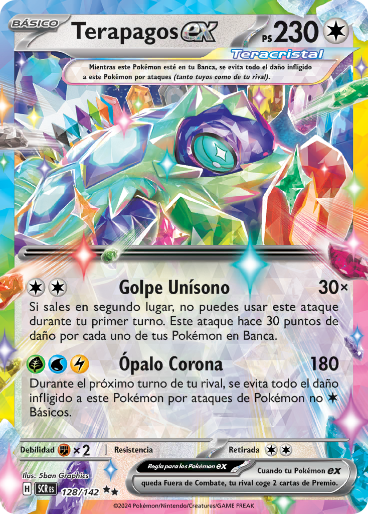 Terapagos ex (Corona Astral TCG) - WikiDex, la enciclopedia Pokémon