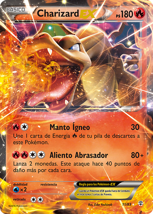 Charizard-EX (Generaciones TCG) - WikiDex, la enciclopedia Pokémon