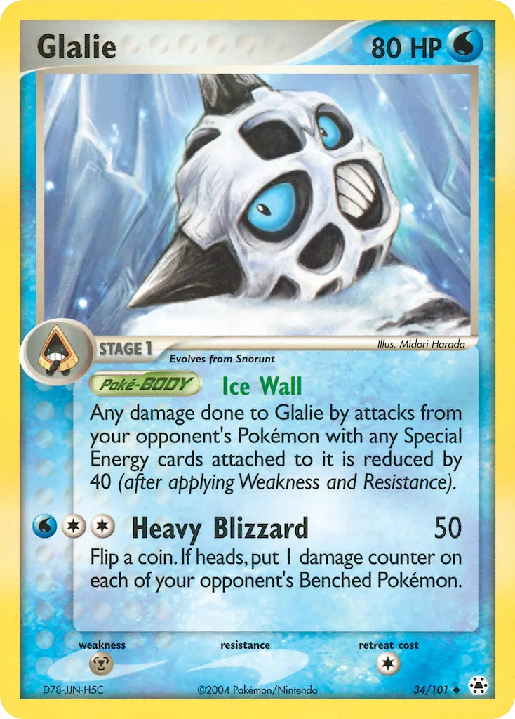 Glalie (Hidden Legends TCG) - WikiDex, la enciclopedia Pokémon