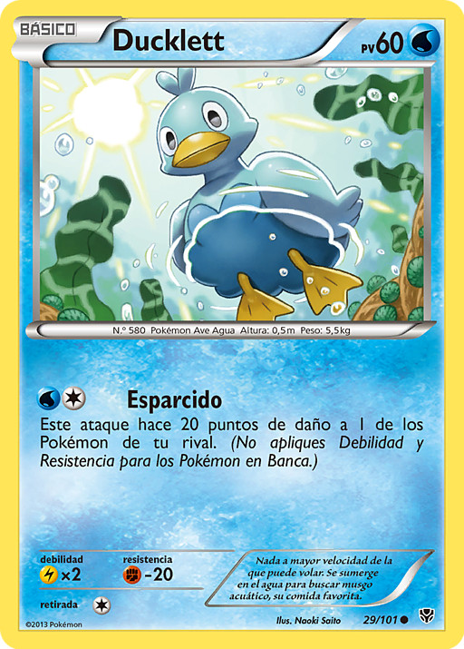 Ducklett (Explosión Plasma TCG) - WikiDex, la enciclopedia Pokémon