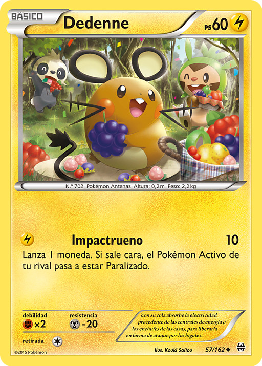 Dedenne (TURBOimpulso TCG) - WikiDex, la enciclopedia Pokémon