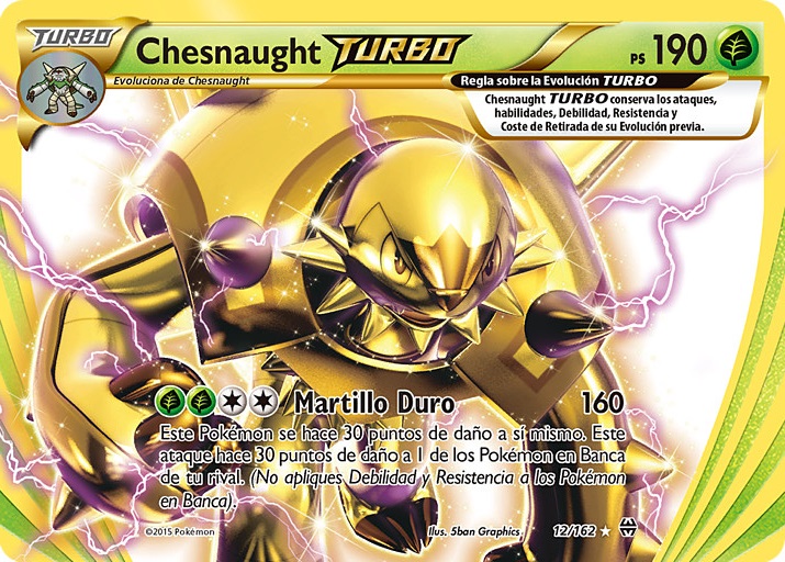 Chesnaught TURBO (TURBOimpulso TCG) - WikiDex, la enciclopedia Pokémon