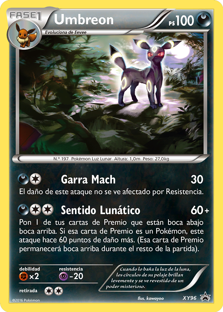 Umbreon (XY Promo 96 TCG) - WikiDex, la enciclopedia Pokémon