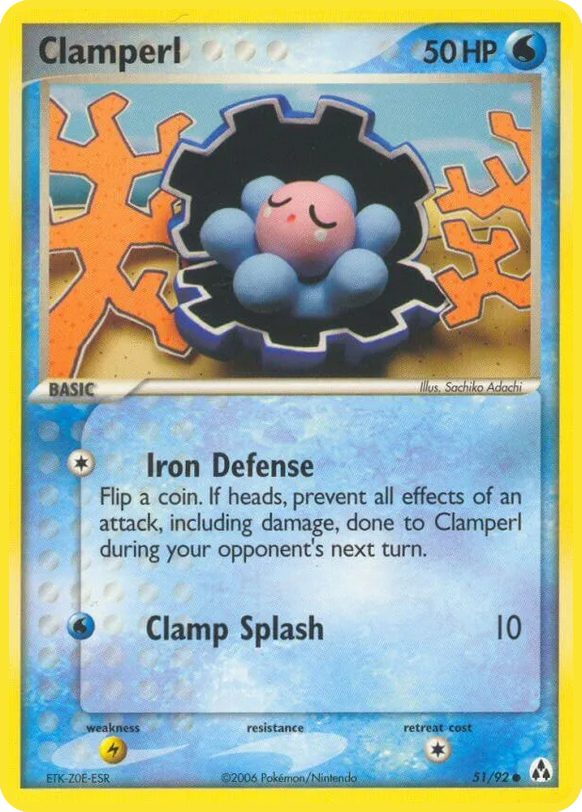 Clamperl (Legend Maker TCG) - WikiDex, la enciclopedia Pokémon