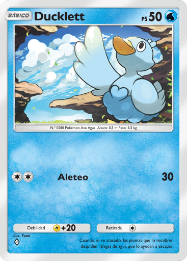 Ducklett (Genes Formidables TCG Pocket) - WikiDex, la enciclopedia Pokémon