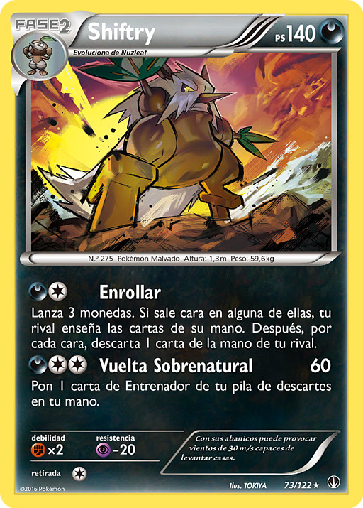 Shiftry (TURBOlímite TCG) - WikiDex, la enciclopedia Pokémon