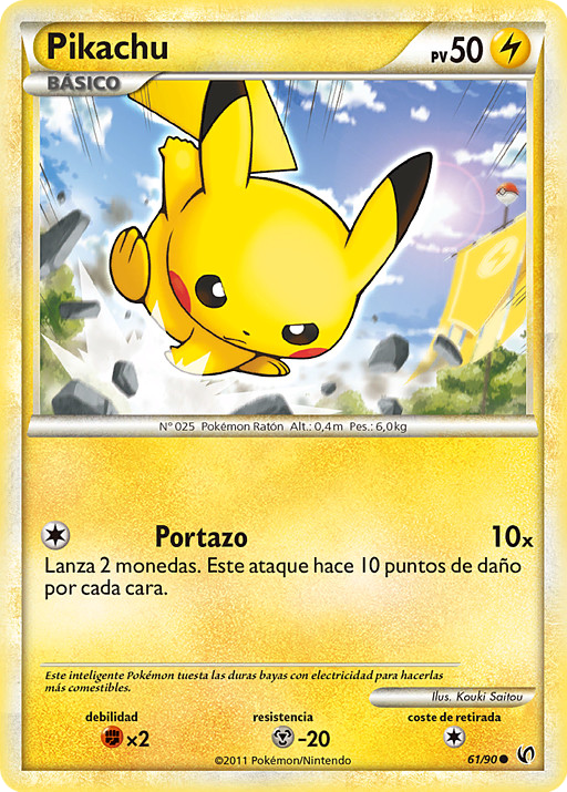 Pikachu (Intrépidos TCG) - WikiDex, la enciclopedia Pokémon
