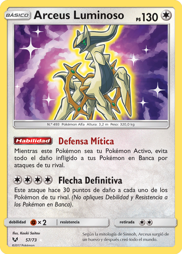 Arceus Luminoso (Leyendas Luminosas TCG) - WikiDex, la enciclopedia Pokémon