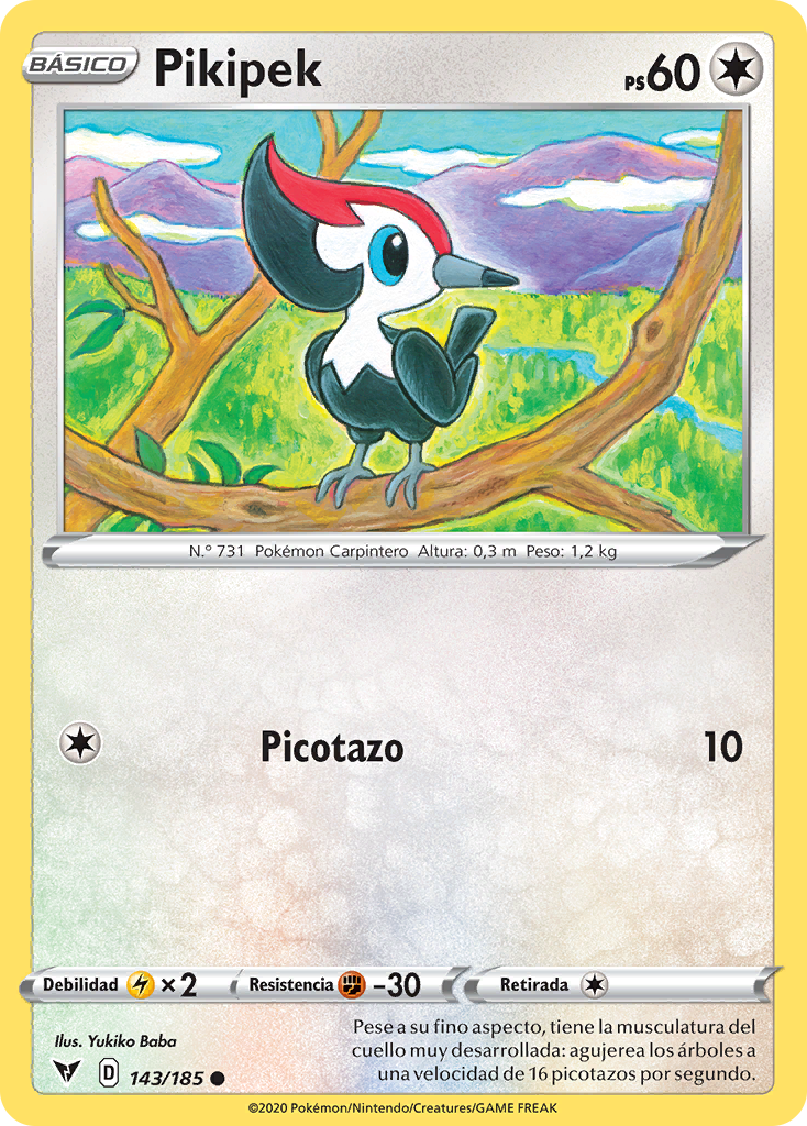Pikipek (Voltaje Vívido TCG) - WikiDex, la enciclopedia Pokémon