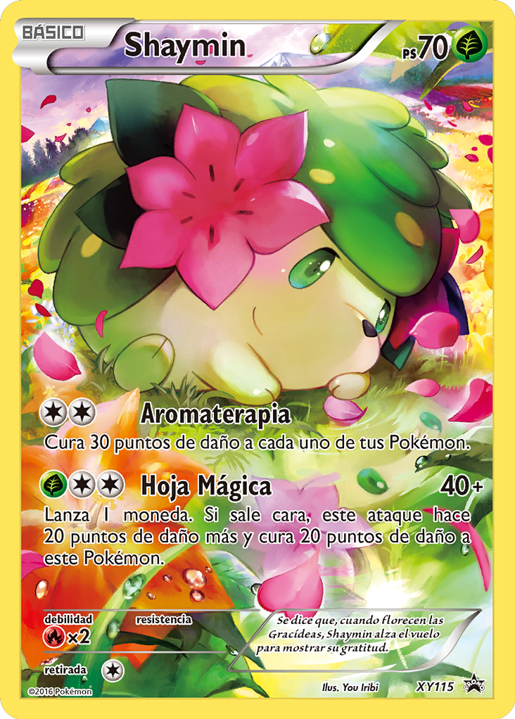 Shaymin (XY Promo 115 TCG) - WikiDex, la enciclopedia Pokémon