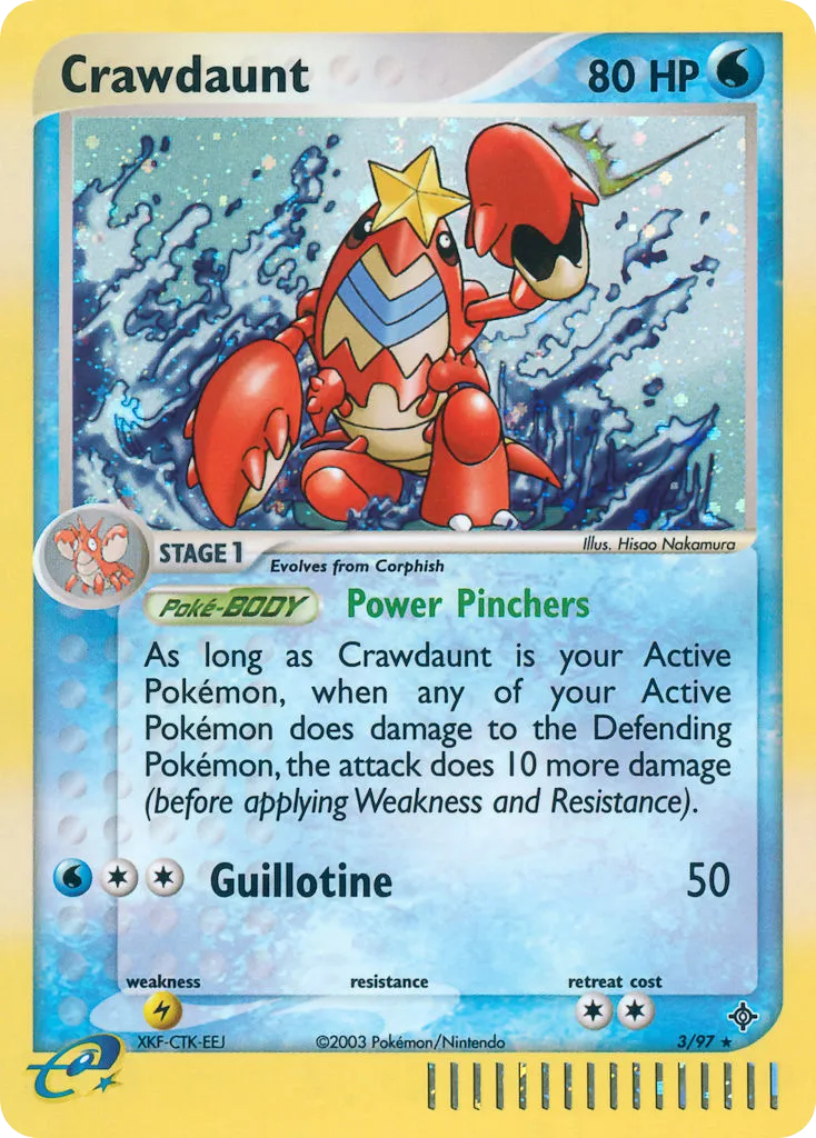 Crawdaunt (Dragon 3 TCG) - WikiDex, la enciclopedia Pokémon