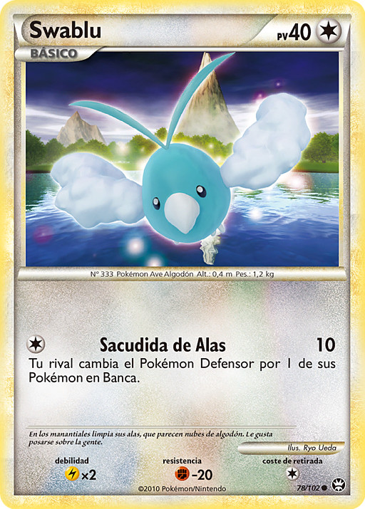 Swablu (Triunfadores TCG) - WikiDex, la enciclopedia Pokémon
