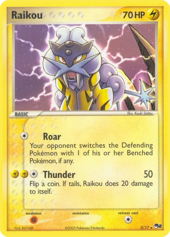 Raikou (POP Series 2 TCG) - WikiDex, la enciclopedia Pokémon