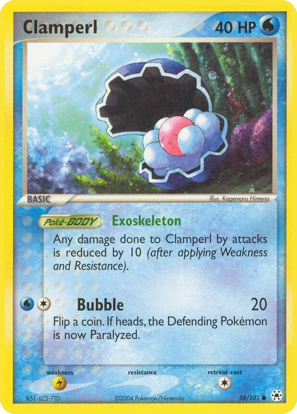 Clamperl (Hidden Legends TCG) - WikiDex, la enciclopedia Pokémon
