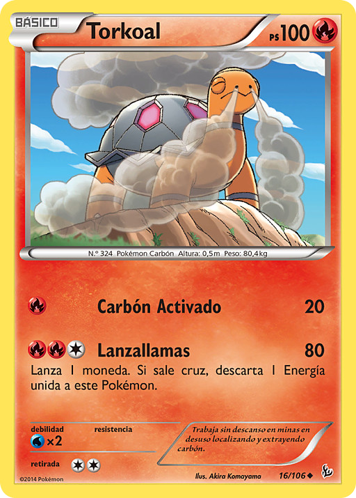 Torkoal (Destellos de Fuego TCG) - WikiDex, la enciclopedia Pokémon