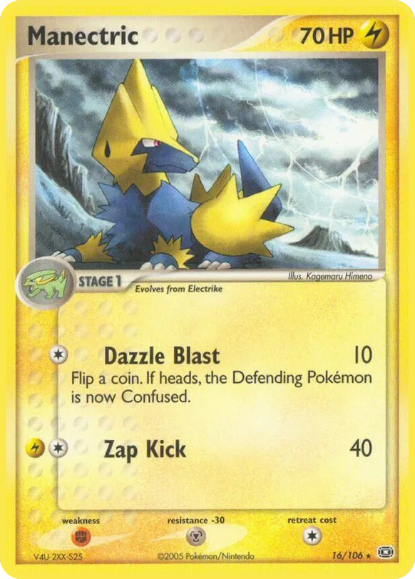 Manectric (Emerald 16 TCG) - WikiDex, la enciclopedia Pokémon