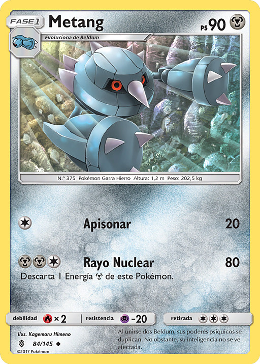 Metang (Albor de Guardianes TCG) - WikiDex, la enciclopedia Pokémon