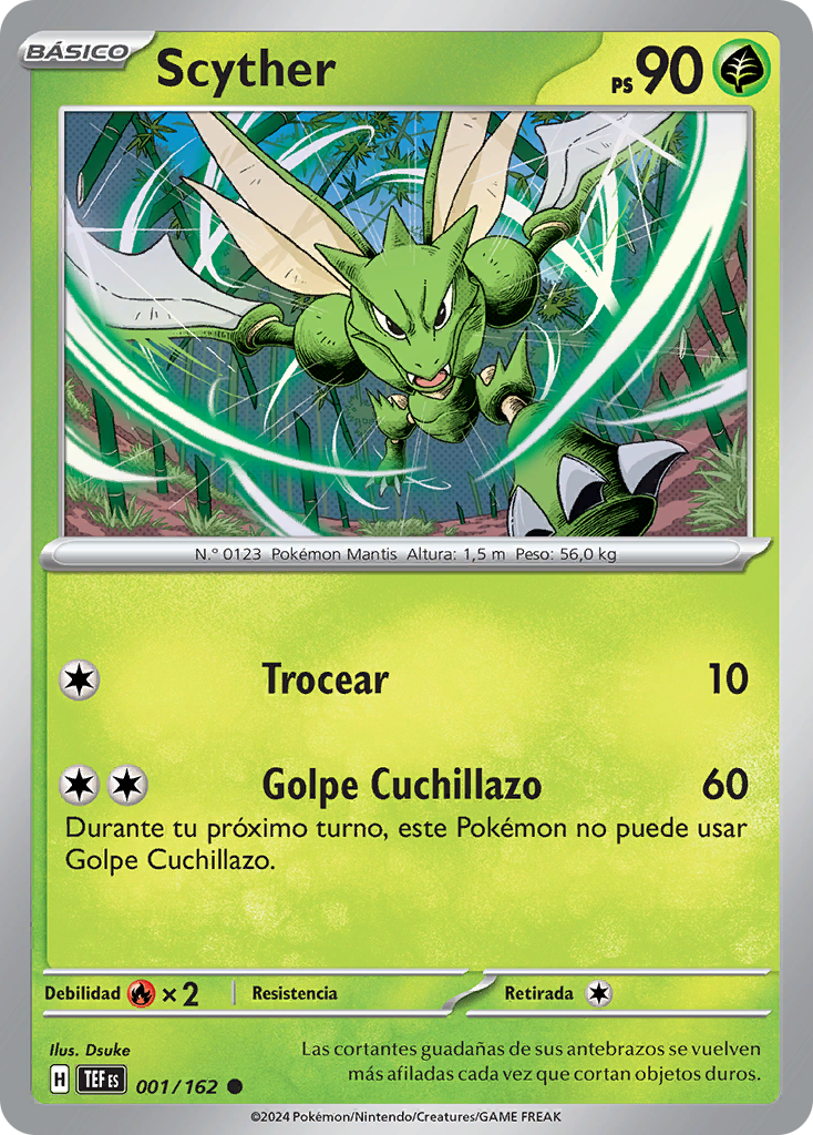 Scyther (Fuerzas Temporales TCG) - WikiDex, la enciclopedia Pokémon