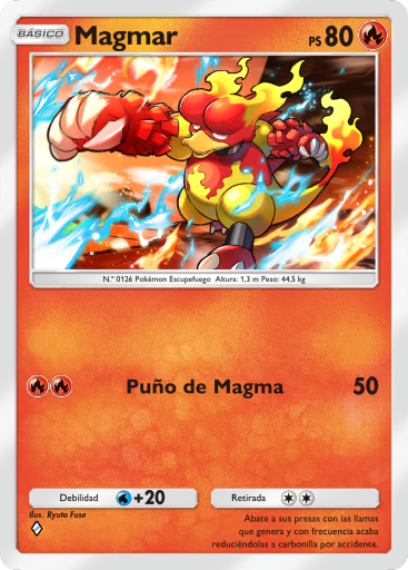 Magmar (Genes Formidables TCG Pocket) - WikiDex, la enciclopedia Pokémon