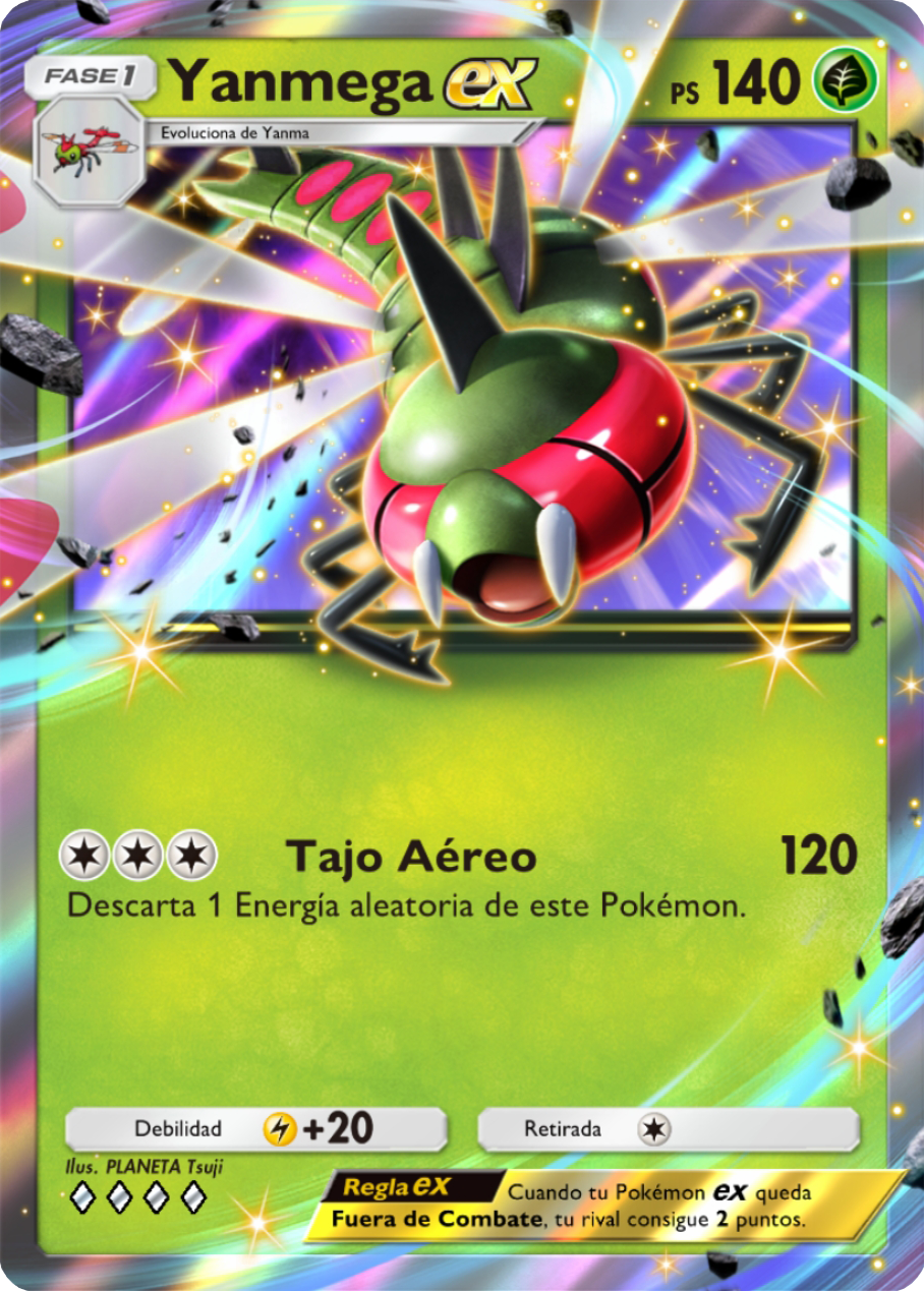 Yanmega ex (Pugna Espaciotemporal TCG Pocket) - WikiDex, la ...