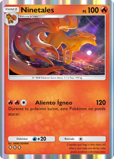 Ninetales (Saber Marino y Celeste TCG Pocket) - WikiDex, la ...