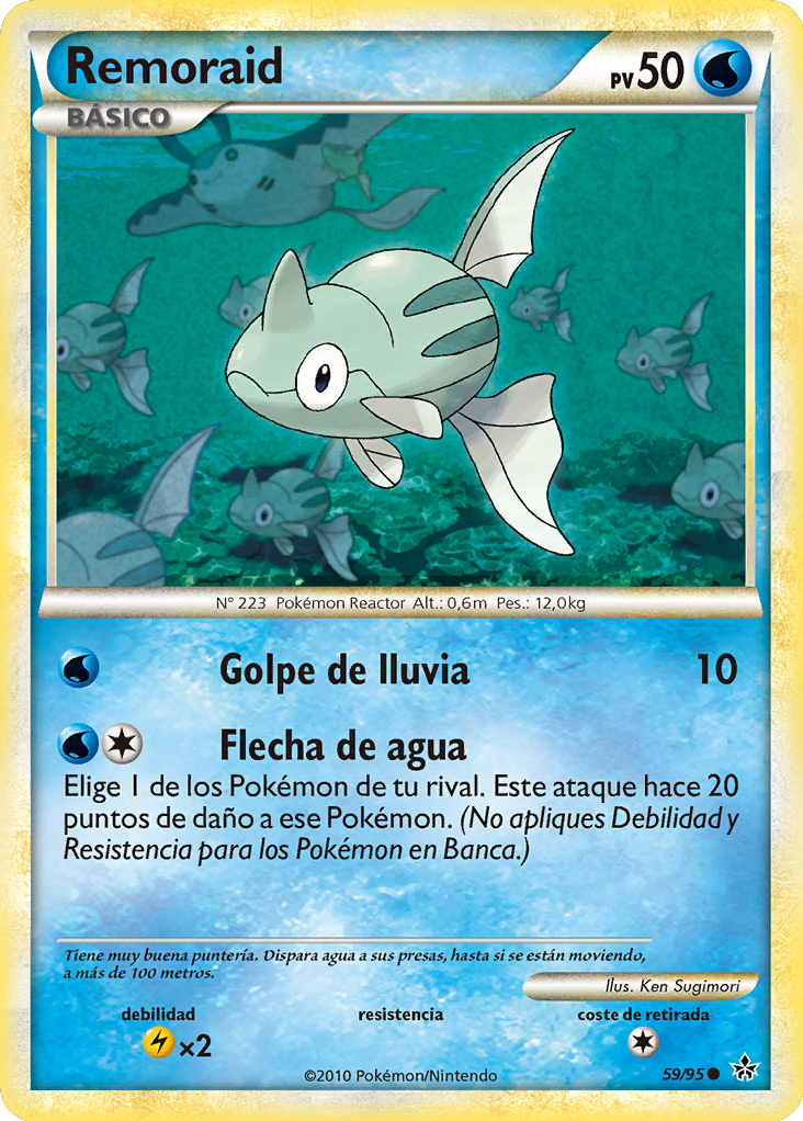 Remoraid (Liberados TCG) - WikiDex, la enciclopedia Pokémon