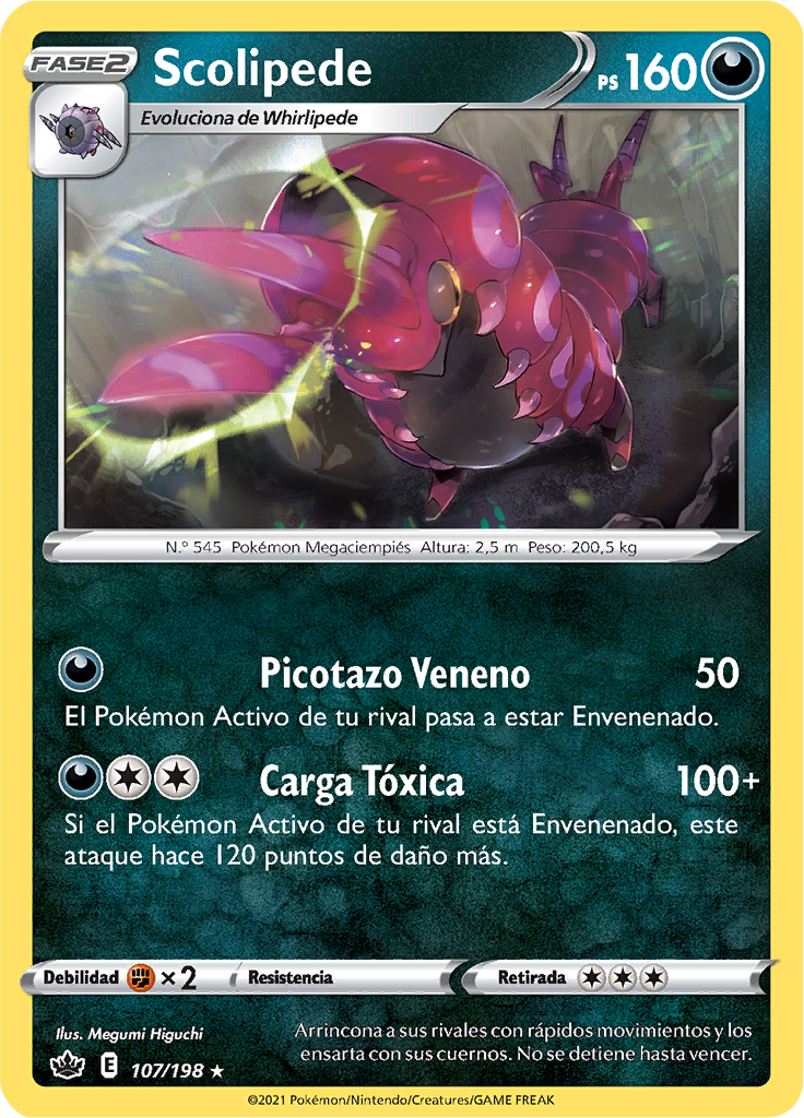 Scolipede (Reinado Escalofriante TCG) - WikiDex, la enciclopedia Pokémon