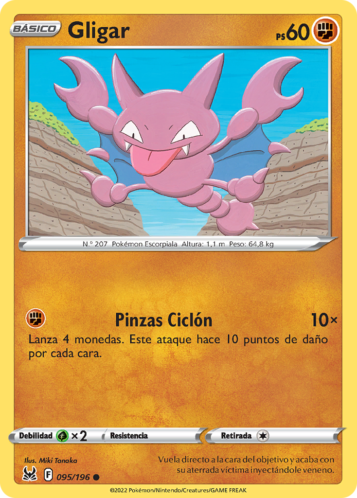 Gligar (Origen Perdido TCG) - WikiDex, la enciclopedia Pokémon