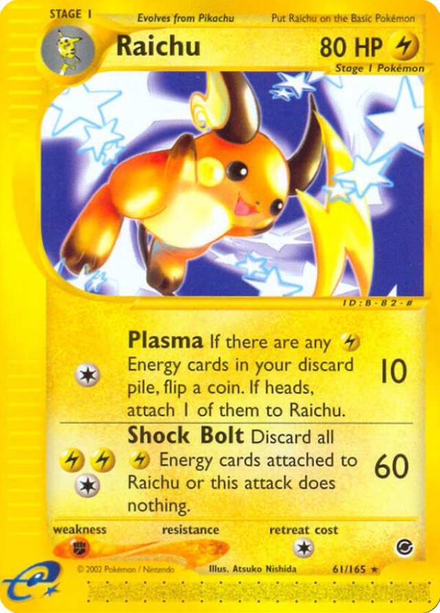 Raichu (Expedition Base Set TCG) - WikiDex, la enciclopedia Pokémon