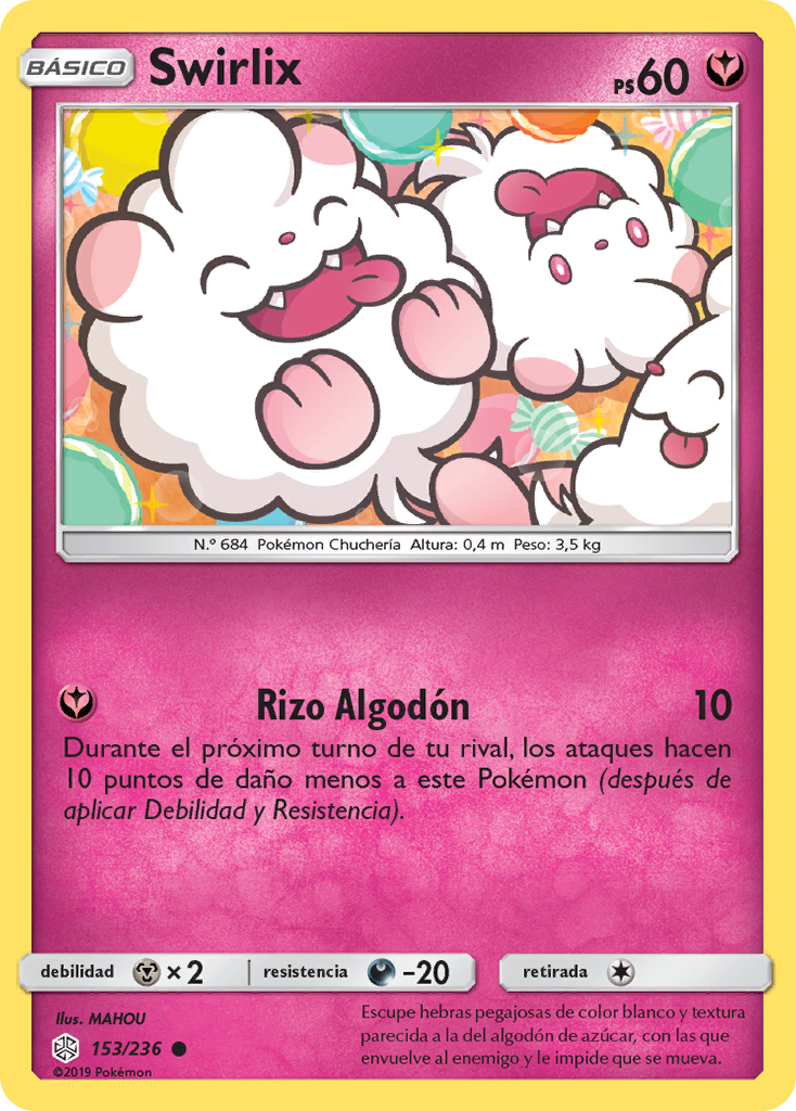 Swirlix (Eclipse Cósmico TCG) - WikiDex, la enciclopedia Pokémon