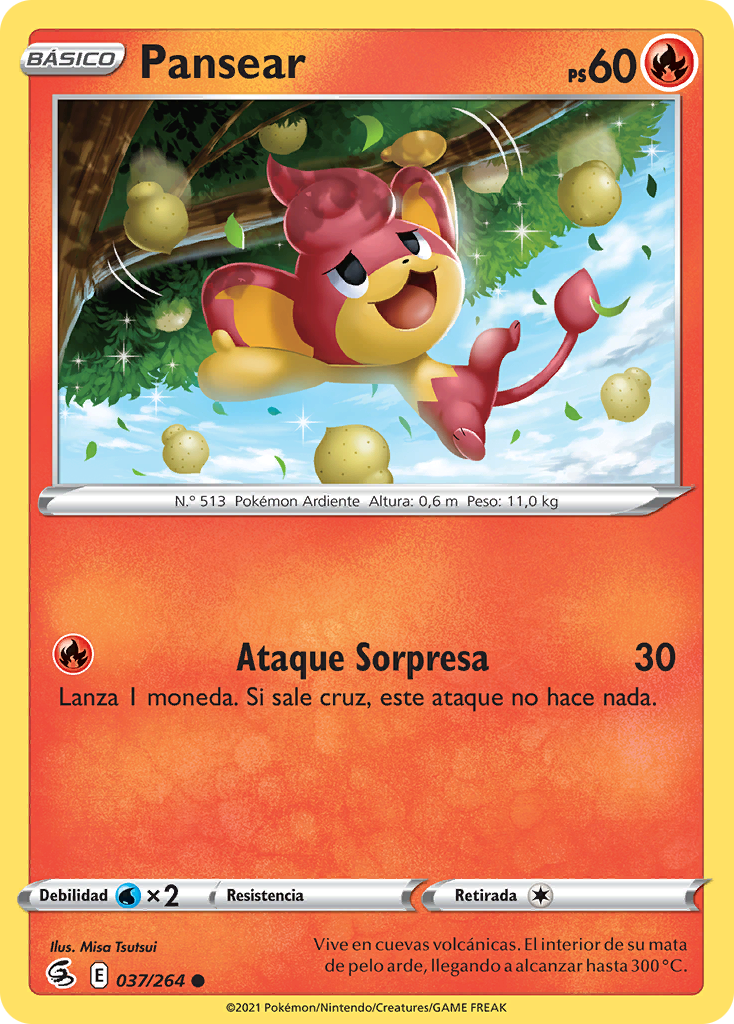 Pansear (Golpe Fusión TCG) - WikiDex, la enciclopedia Pokémon