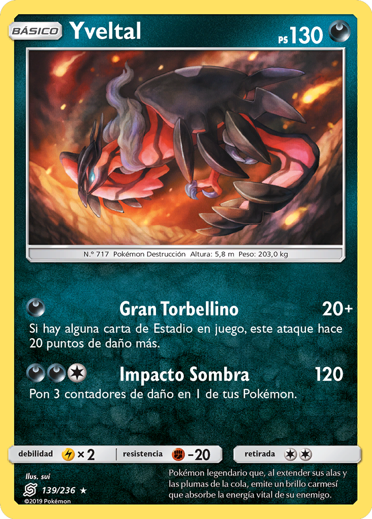 Yveltal (Mentes Unidas TCG) - WikiDex, la enciclopedia Pokémon