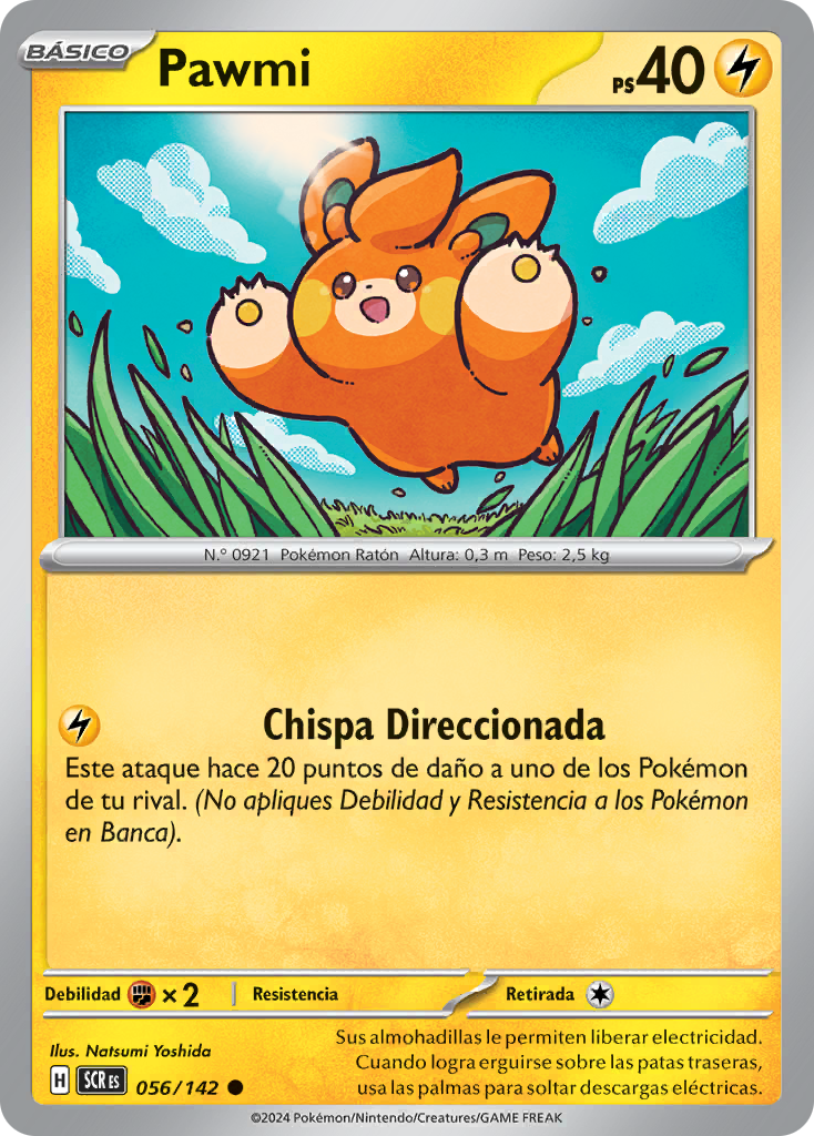 Pawmi (Corona Astral TCG) - WikiDex, la enciclopedia Pokémon