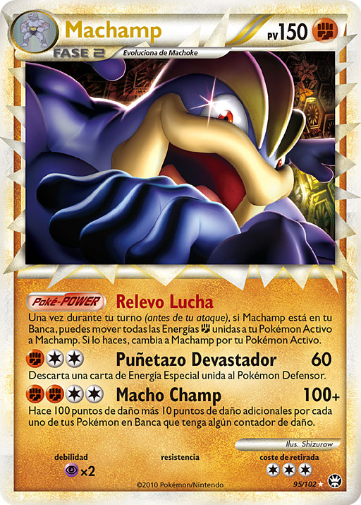 Machamp (Triunfadores 95 TCG) - WikiDex, la enciclopedia Pokémon