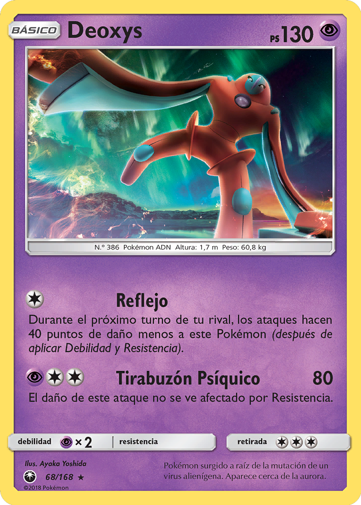 Deoxys (Tormenta Celestial 68 TCG) - WikiDex, la enciclopedia Pokémon