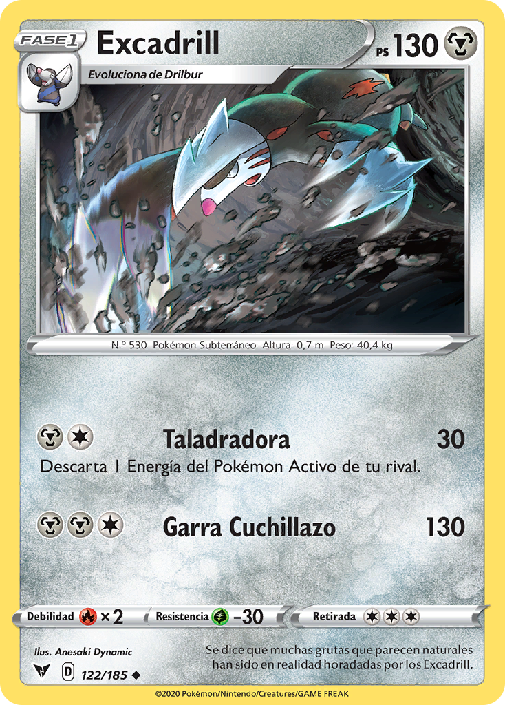 Excadrill (Voltaje Vívido TCG) - WikiDex, la enciclopedia Pokémon