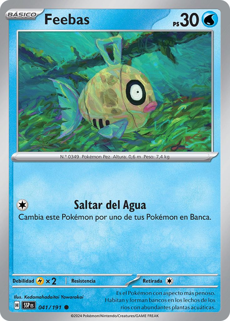 Feebas (Chispas Fulgurantes TCG) - WikiDex, la enciclopedia Pokémon
