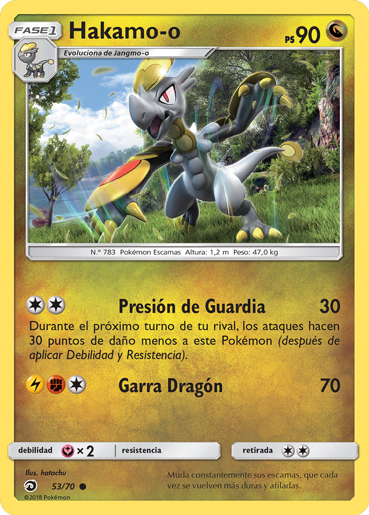 Hakamo-o (Majestad de Dragones TCG) - WikiDex, la enciclopedia Pokémon