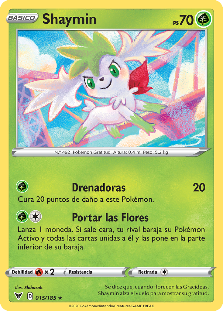 Shaymin (Voltaje Vívido TCG) - WikiDex, la enciclopedia Pokémon
