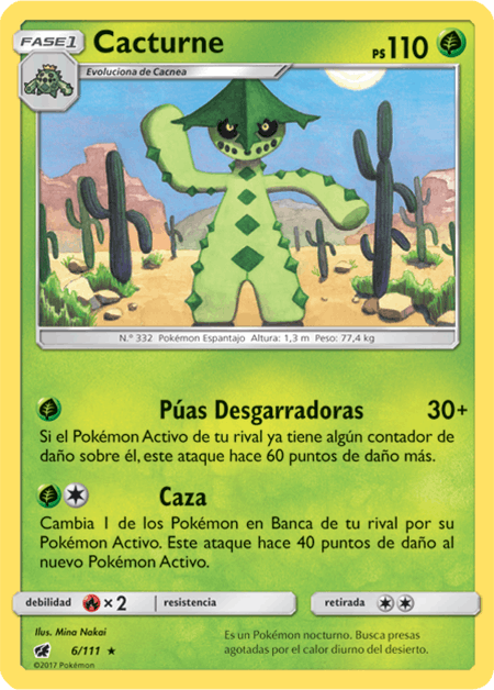 Cacturne (Invasión Carmesí TCG) - WikiDex, la enciclopedia Pokémon