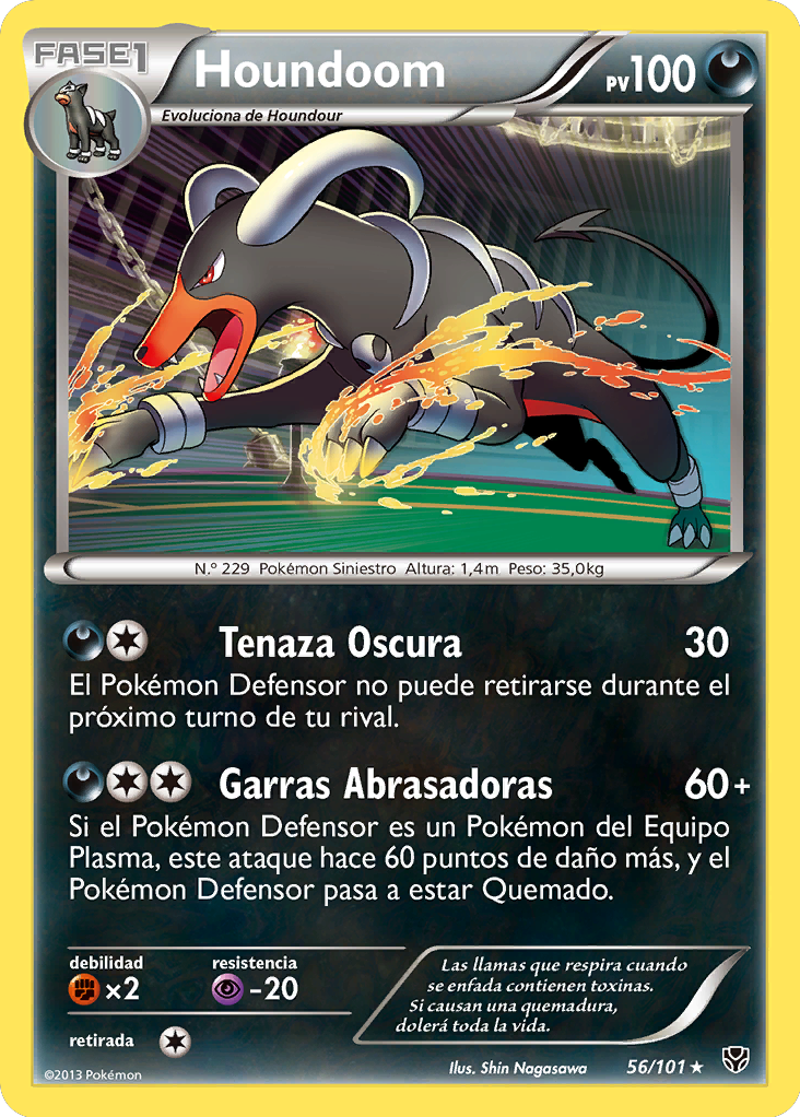 Houndoom (Explosión Plasma TCG) - WikiDex, la enciclopedia Pokémon