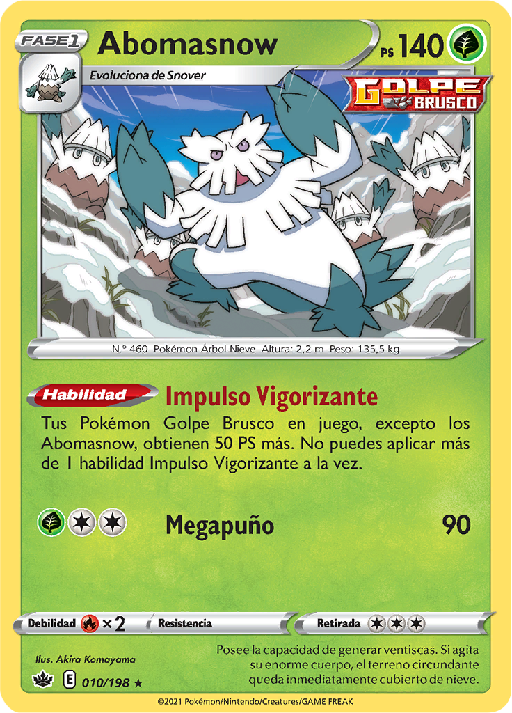 Abomasnow (Reinado Escalofriante TCG) - WikiDex, la enciclopedia Pokémon