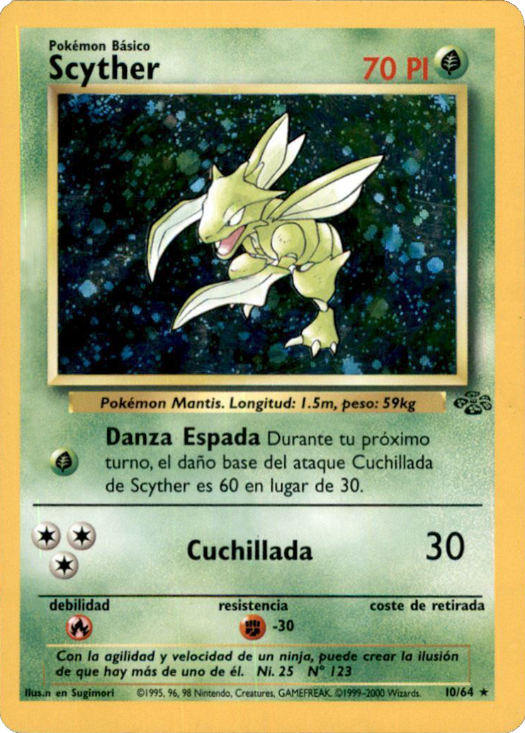Scyther (Jungla TCG) - WikiDex, la enciclopedia Pokémon