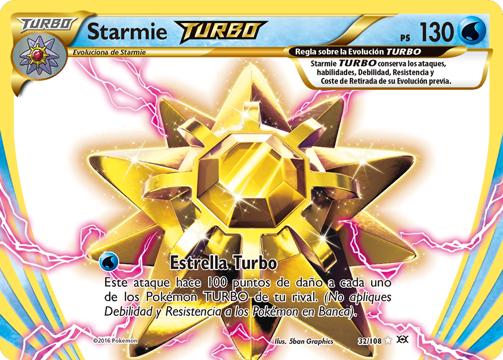 Starmie TURBO (Evoluciones TCG) - WikiDex, la enciclopedia Pokémon
