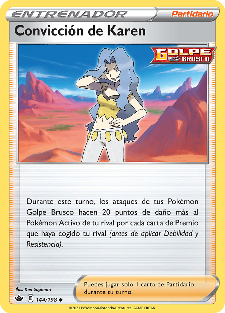 Convicción de Karen (TCG) - WikiDex, la enciclopedia Pokémon