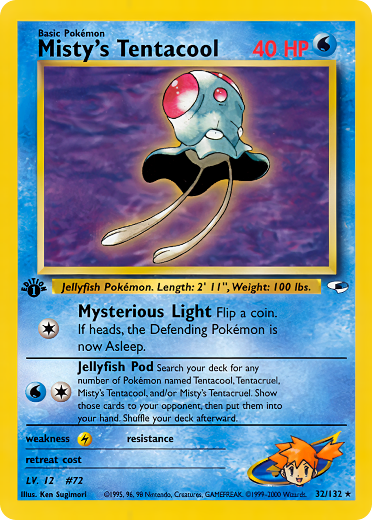 Misty's Tentacool (Gym Heroes 32 TCG) - WikiDex, la enciclopedia Pokémon