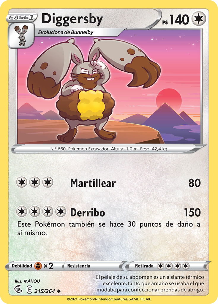 Diggersby (Golpe Fusión TCG) - WikiDex, la enciclopedia Pokémon