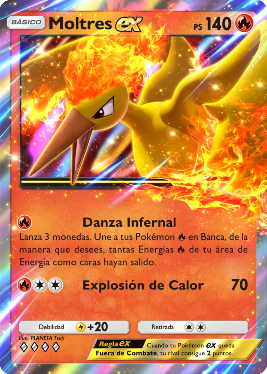 Moltres ex (Genes Formidables TCG Pocket) - WikiDex, la enciclopedia ...