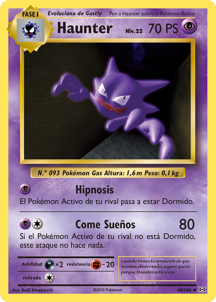 Haunter (Evoluciones TCG) - WikiDex, la enciclopedia Pokémon